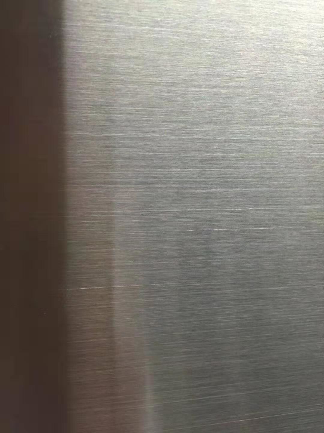 Garis Rambut 430 Stainless Steel Sheet 1mm Inox 430 NO.4 Dengan Film PVC